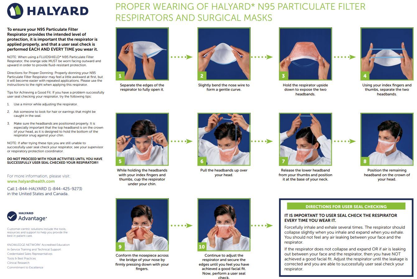 N95 Duckbill Mask Fluidshield Halyard Health Respirator (FREE SHIPPING ...