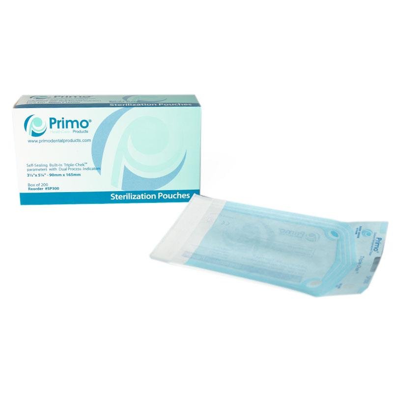 Sterilization Pouches | Multiple Sizes (200/box) -Primo Dental Products