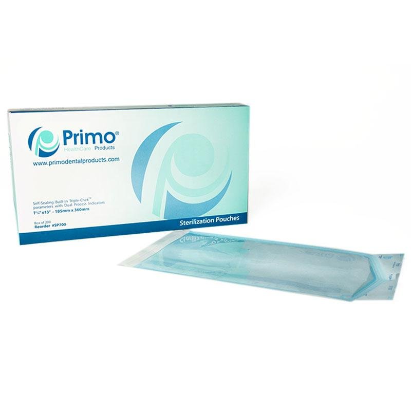 Sterilization Pouches | Multiple Sizes (200/box) -Primo Dental Products