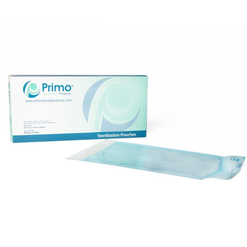 Sterilization Pouches | Multiple Sizes (200/box) -Primo Dental Products