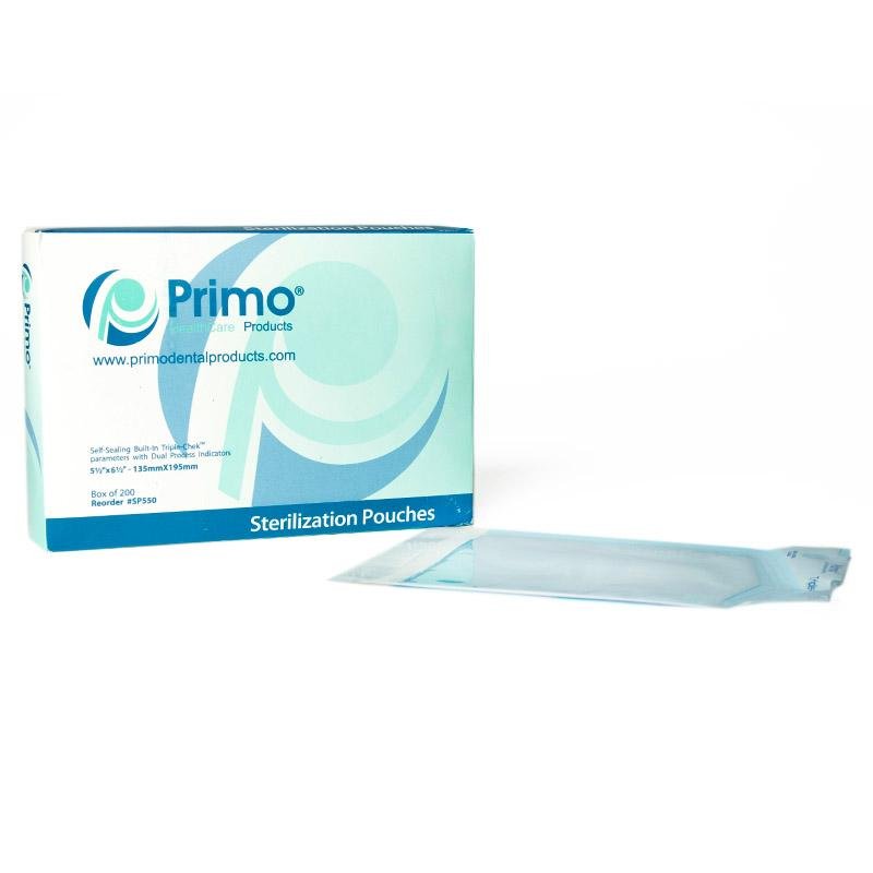 Sterilization Pouches | Multiple Sizes (200/box) -Primo Dental Products